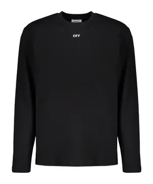 Off-White Arrow Print Long-sleeve T-shirt