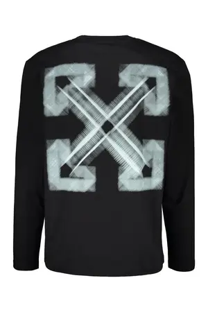 Off-White Arrow Print Long-sleeve T-shirt