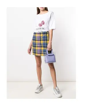 Iceberg Printed T-shirt With Embellished Cherries