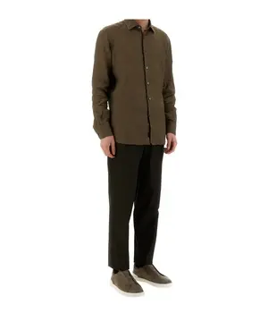 Zegna Pleated Cropped Pants