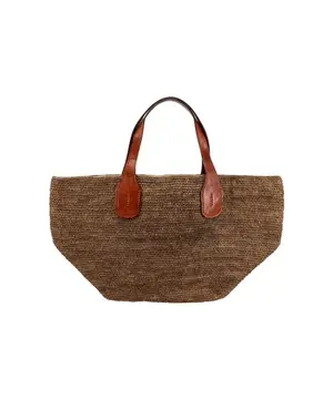 IBELIV Woven Tote Bag - Brown