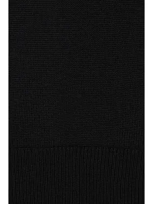 Maison Kitsuné Fox Head Crewneck Jumper - Black