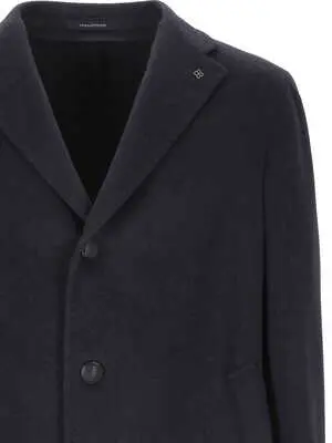 Tagliatore Long-sleeved Coat - Black