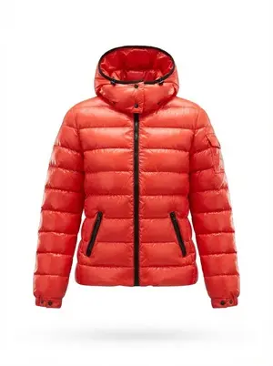 Moncler Long Sleeve Hooded Cotton Coat