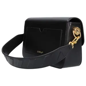 Off-White Logo Strap Satchel - Black