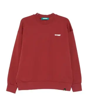 BARROW Logo-detail Crew-neck Sweatshirt - Red