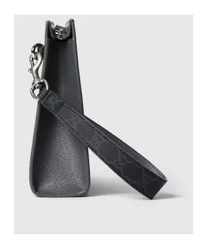Gucci Gg Monogram Wristlet Clutch Bag
