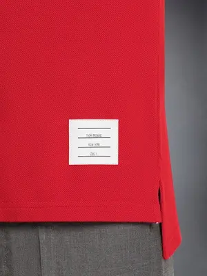 Thom Browne 4-bar Long-sleeve Polo Shirt
