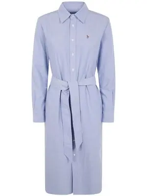 Ralph Lauren Polo Belted Oxford Shirtdress - No
