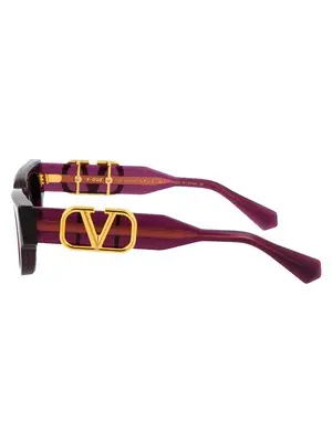 Valentino Garavani Cat Eye Frame Sunglasses - Gray