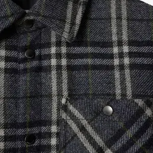 Burberry Checked Press-stud Shirt - Indigo