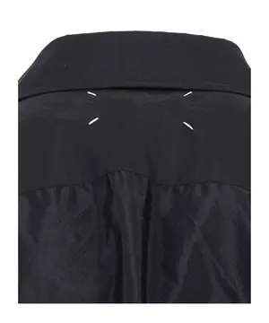 MAISON MARGIELA Long Sleeve Shirt With Lapel Collar - Black