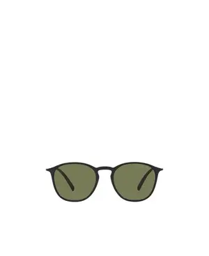 Giorgio Armani Round Frame Sunglasses - Green