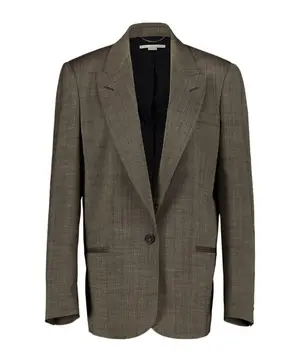 Stella McCartney Classic Single-breasted Blazer With Notched Lapel