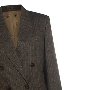 Isabel Marant Étoile Double-breasted Tailored Blazer With Vertical Stripes