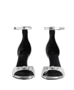 Balenciaga City Up Studded Heeled Sandals