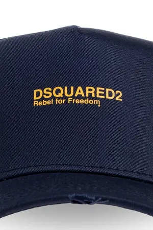 Dsquared2 Logo-printed Baseball Cap - Black
