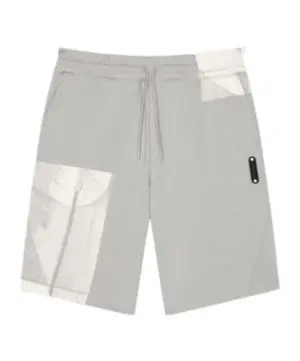 A-COLD-WALL* Wide-leg Shorts With Logo And Drawstring Waist - Gray