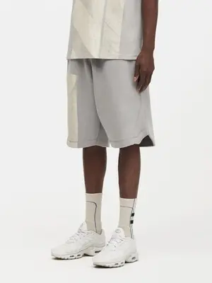 A-COLD-WALL* Wide-leg Shorts With Logo And Drawstring Waist