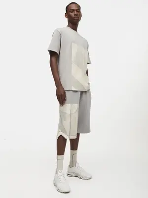 A-COLD-WALL* Wide-leg Shorts With Logo And Drawstring Waist