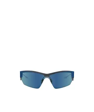 Givenchy Half-rim Sunglasses With Tinted Lenses - Blue