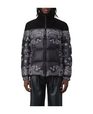 Philipp Plein Bandana-printed Zip-up Padded Jacket
