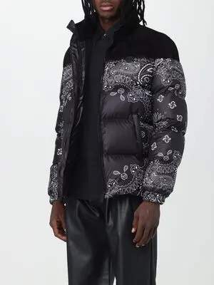 Philipp Plein Bandana-printed Zip-up Padded Jacket