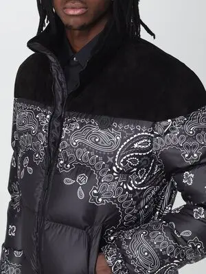 Philipp Plein Bandana-printed Zip-up Padded Jacket