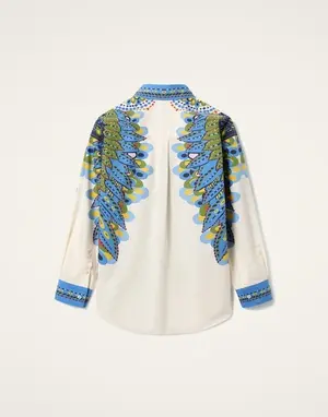La DoubleJ Graphic Print Long Sleeve Shirt - Multicolor
