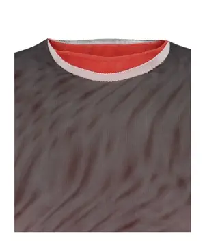 MSGM Crewneck Layered Blouse