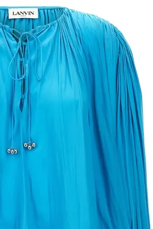 LANVIN Pleated Drop-shoulder Kaftan