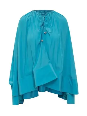 LANVIN Pleated Drop-shoulder Kaftan
