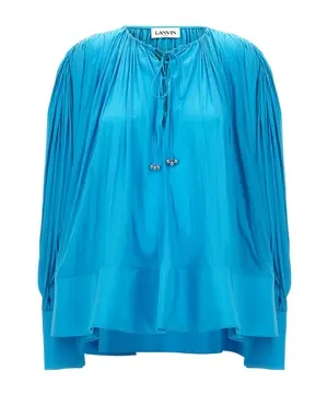 LANVIN Pleated Drop-shoulder Kaftan - No