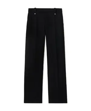 Burberry Pleat-detailed Straight-leg Trousers