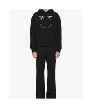 Givenchy Slogan Printed Drawstring Hoodie