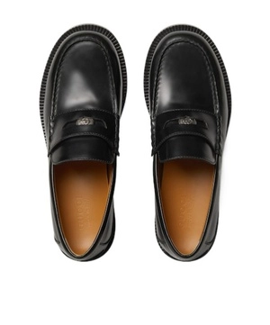 Gucci Removable Detail Loafers