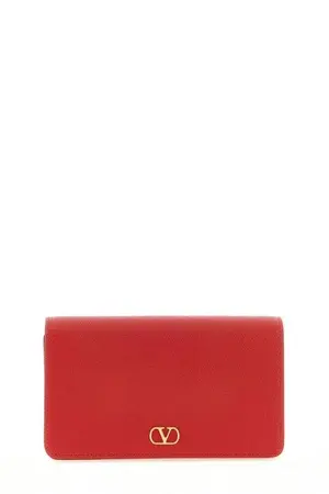 Valentino Garavani Vlogo Plaque Mini Shoulder Bag - Red