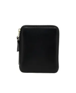 Comme Des Garçons Logo Wallet - Black