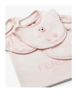 Fendi Stretch Jersey Bib Set