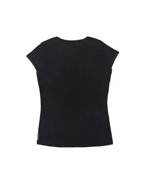 Emporio Armani Round Neck Printed T-shirt - Black