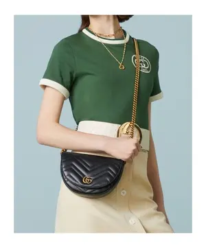 Gucci Gg Marmont Matelassé Mini Crossbody Bag