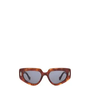 Loewe Cat Eye Frame Sunglasses With Tortoiseshell Pattern - Multicolor