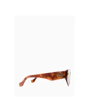 Loewe Cat Eye Frame Sunglasses With Tortoiseshell Pattern - Multicolor