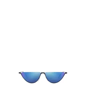 Emporio Armani Oval Sunglasses - Blue