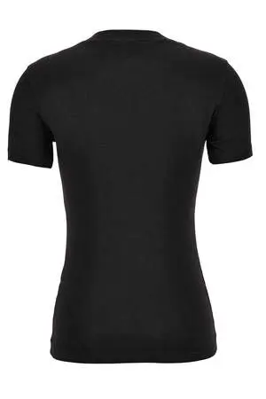 Versace Logo Print T-shirt - Black
