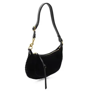 Isabel Marant Étoile Oskan Zipped Shoulder Bag - Black