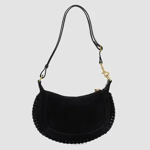Isabel Marant Étoile Oskan Zipped Shoulder Bag - Black