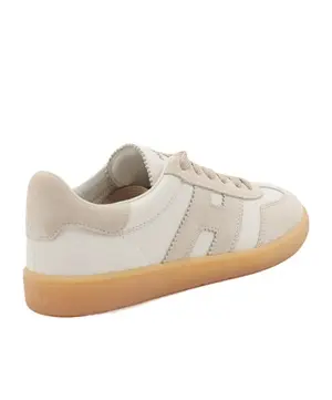 Hogan Paneled Low-top Sneakers - Nude