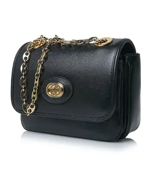 Gucci Small Flip Shoulder Bag With Chain Strap
