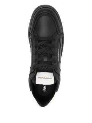 Emporio Armani Logo Printed Low-top Sneakers